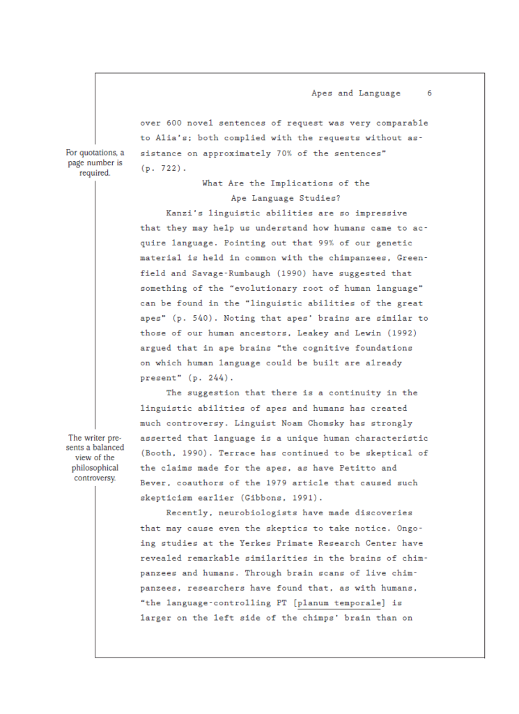 APA Style Research Paper BookwormLab