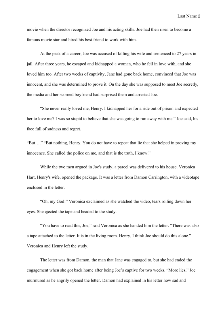 Narrative Essay Examples Sample ️ Bookwormlab.com