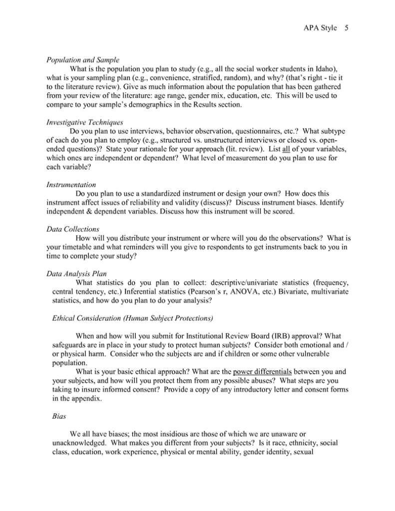 Research Proposal Format - BookwormLab