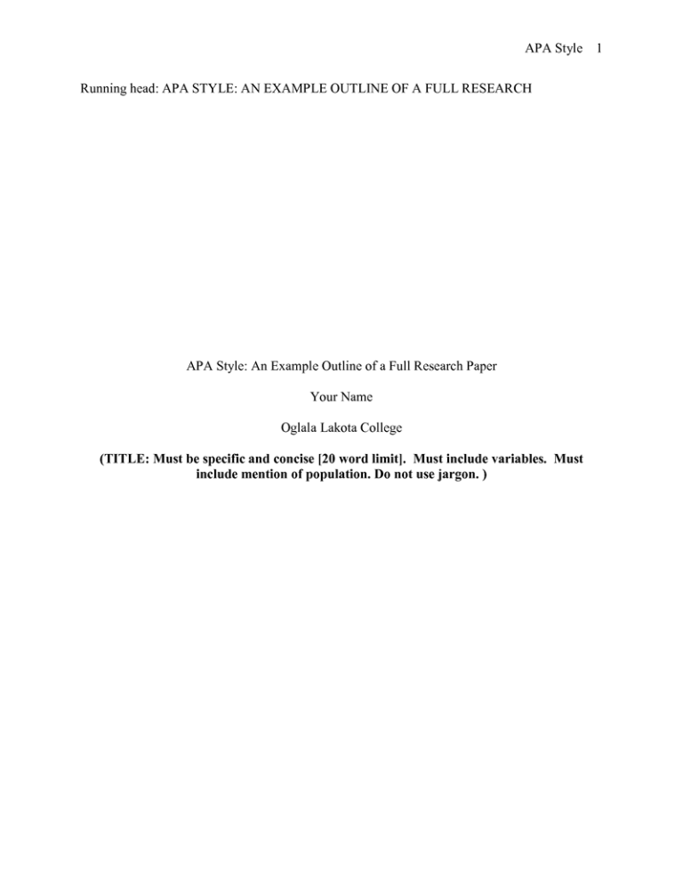 Research Proposal Format - BookwormLab