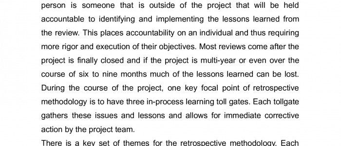 Retrospective Essay: How to write, Example, Sample ?? BookWormLab