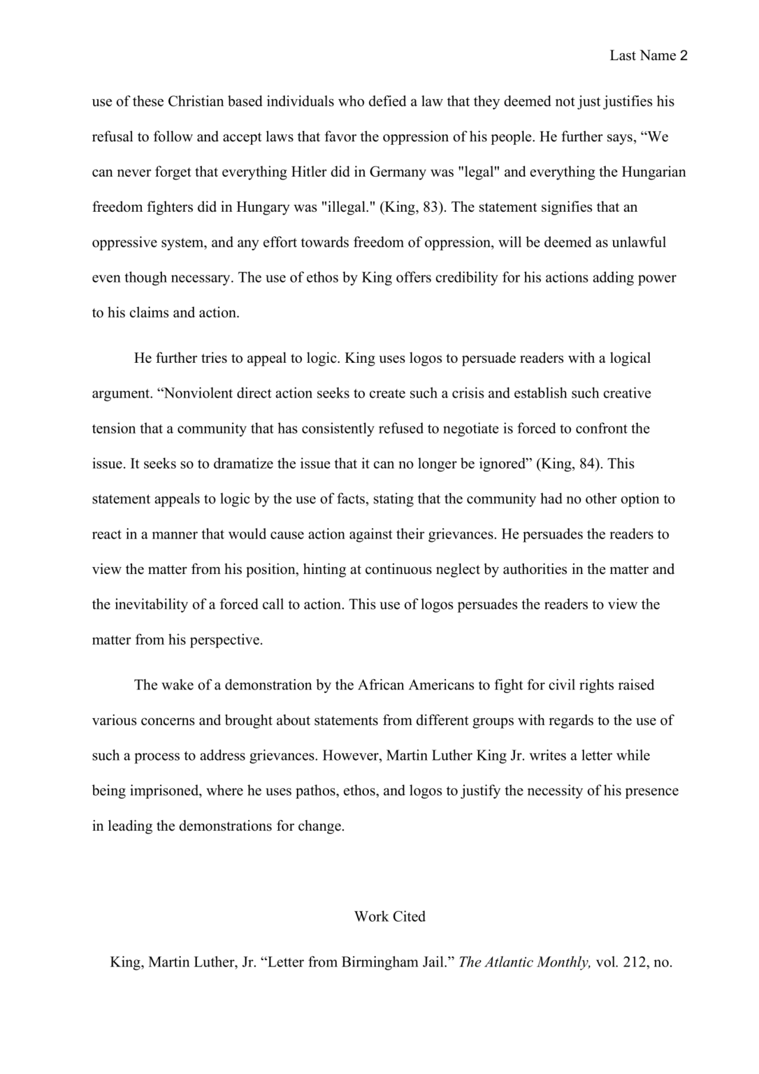 Rhetorical Analysis Essay Example Sample ️ Bookwormlab.com