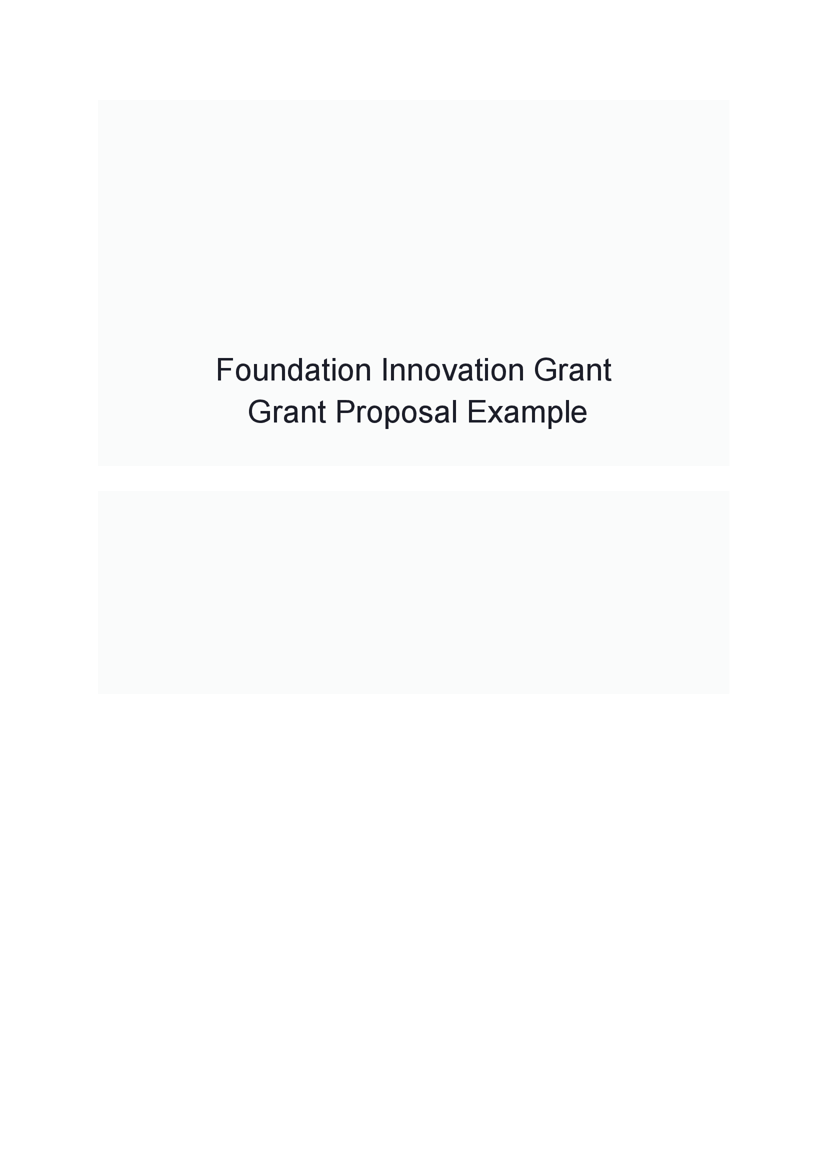 Examples of Successful Grant Proposals ️ BookwormLab
